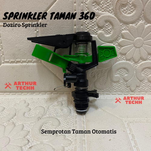 Sprinkler Putar 360 Derajat 1/2" Inchi Taman Kebun Impact Impulse ...