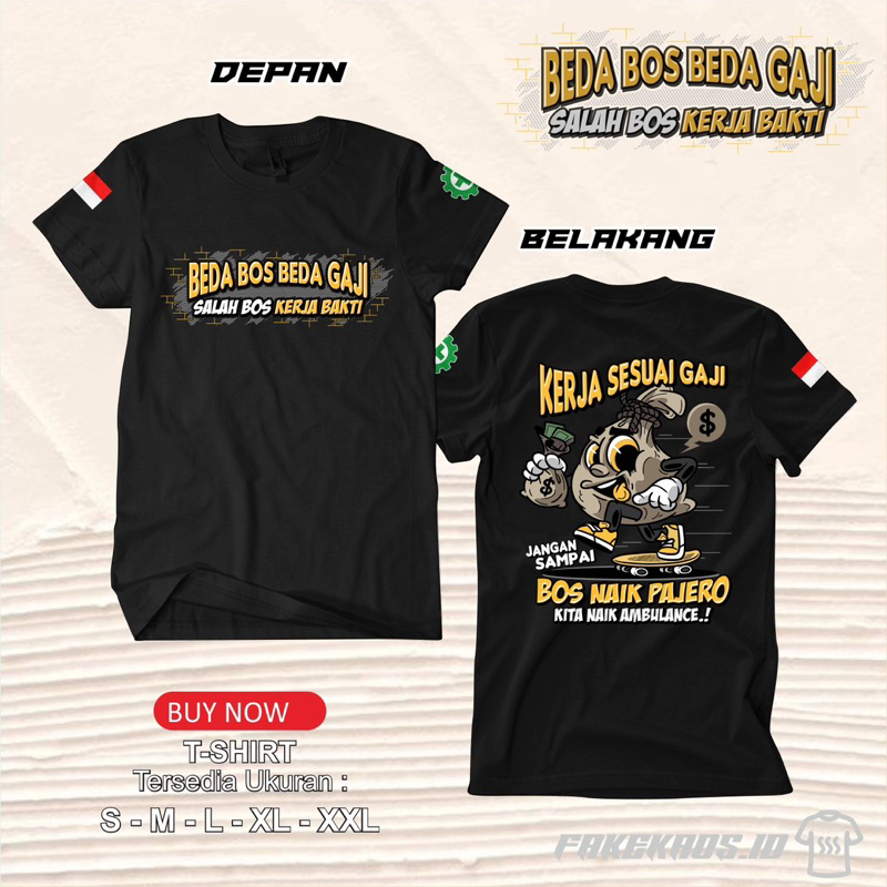 V3 Baju Kaos Kelas Pekerja Beda Bos Beda Gaji Salah Boss Kerja Bakti ... V3 Baju Kaos Kelas Pekerja Beda Bos Beda Gaji Salah Boss Kerja Bakti ...