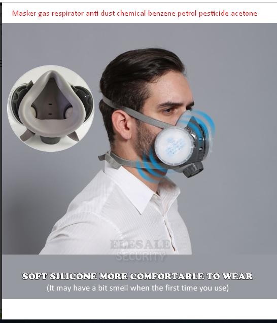 Masker gas respirator anti dust chemical benzene petrol pesticide ...