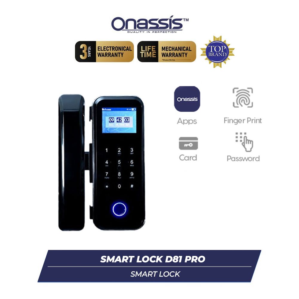 Onassis Smart Lock D 81 Pro | Lazada Indonesia