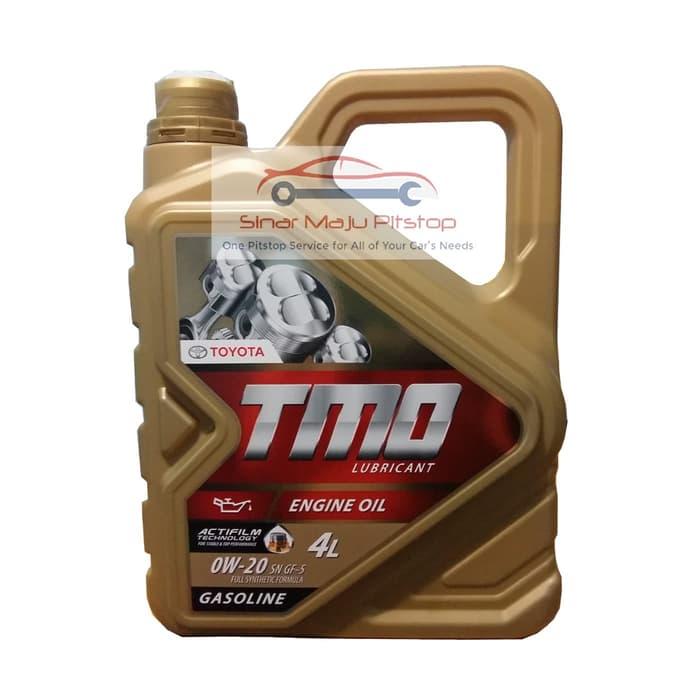 Toyota Motor Oil TMO 0W-20 SN GF-5 4 Liter - Oli Pelumas Mobil Full ...