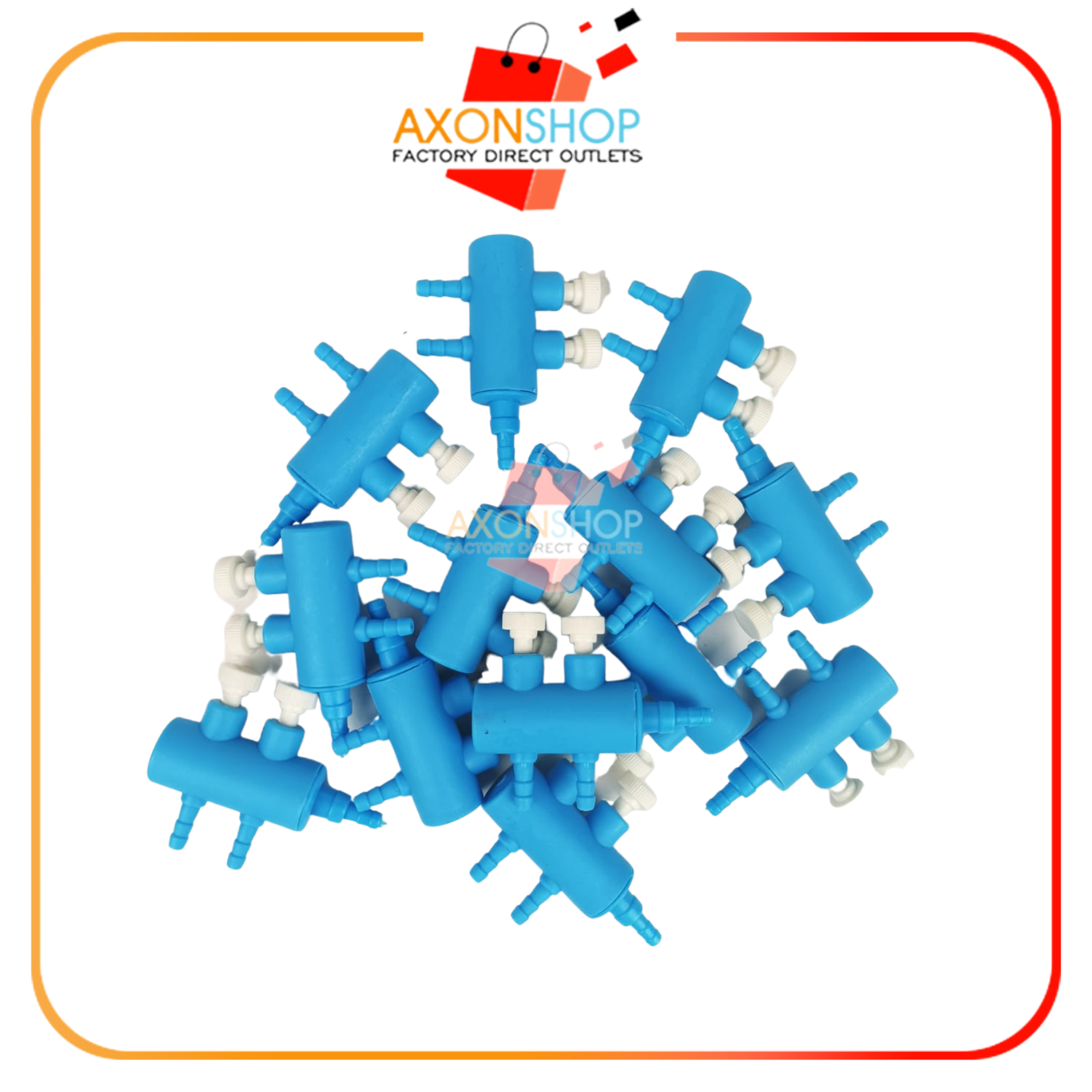 SWITCH Pembagi Selang Aerator 2 Lubang Udara Output Air Flow Splitter 2 ...