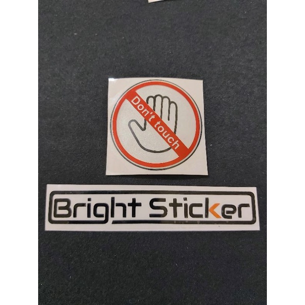 STICKER DILARANG FOTO,INJAK,PEGANG CUTTING | Lazada Indonesia