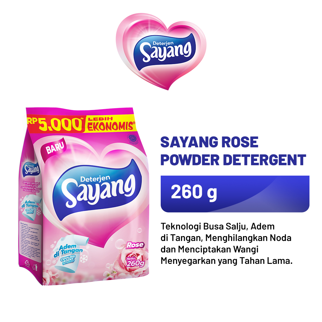 Sayang Rose Powder Detergent 260 GR | Lazada Indonesia