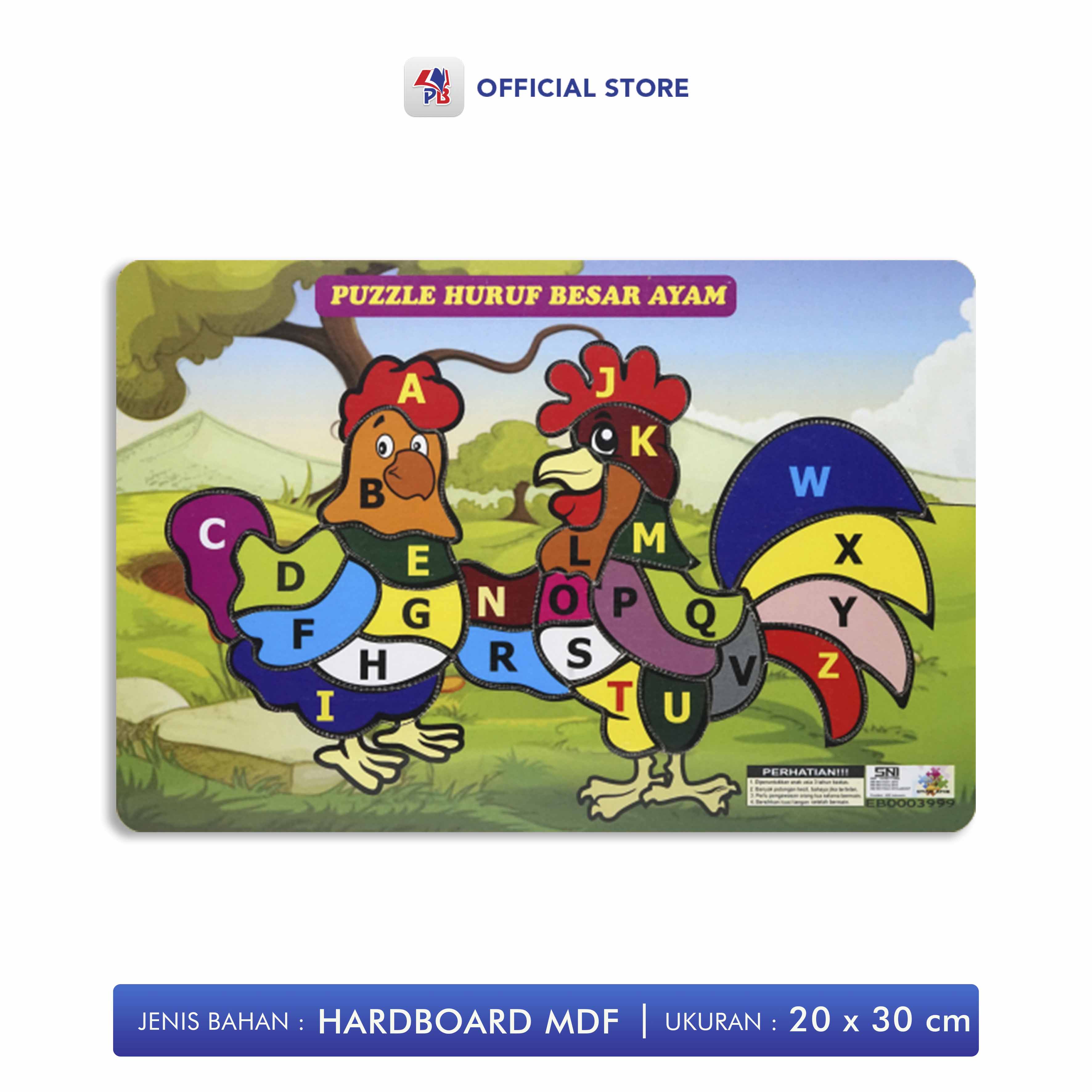 Puzzle Edukasi Anak / Puzzle Kayu/ Puzzle Anak : Puzzle Huruf Dan Angka ...