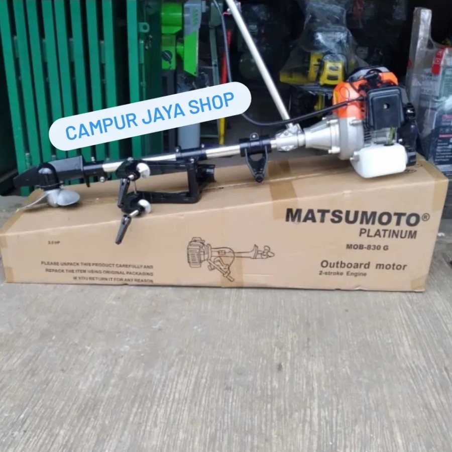 Mesin Penggerak Perahu Karet Prahu Tempel Sampan Matsumoto MOB 830G ...