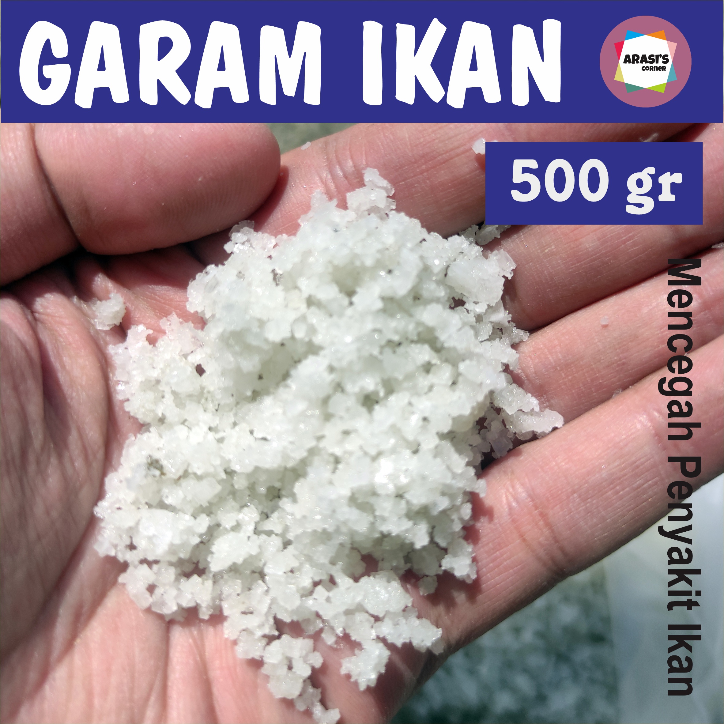 Garam Ikan Garam Biru Metyhlene Blue White Spot | Lazada Indonesia