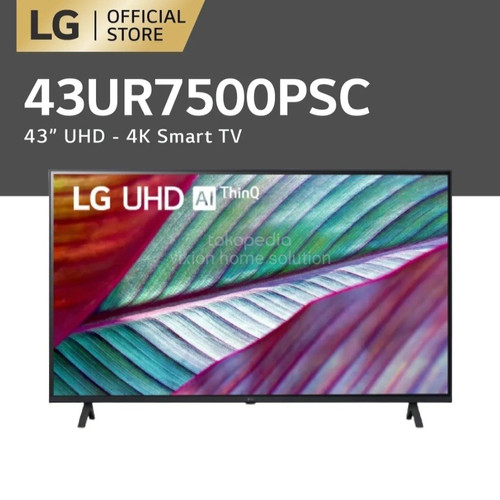 LG 43UR7500 4K UHD Smart Digital TV/43UR7500PSC 43 Inch - Khusus ...