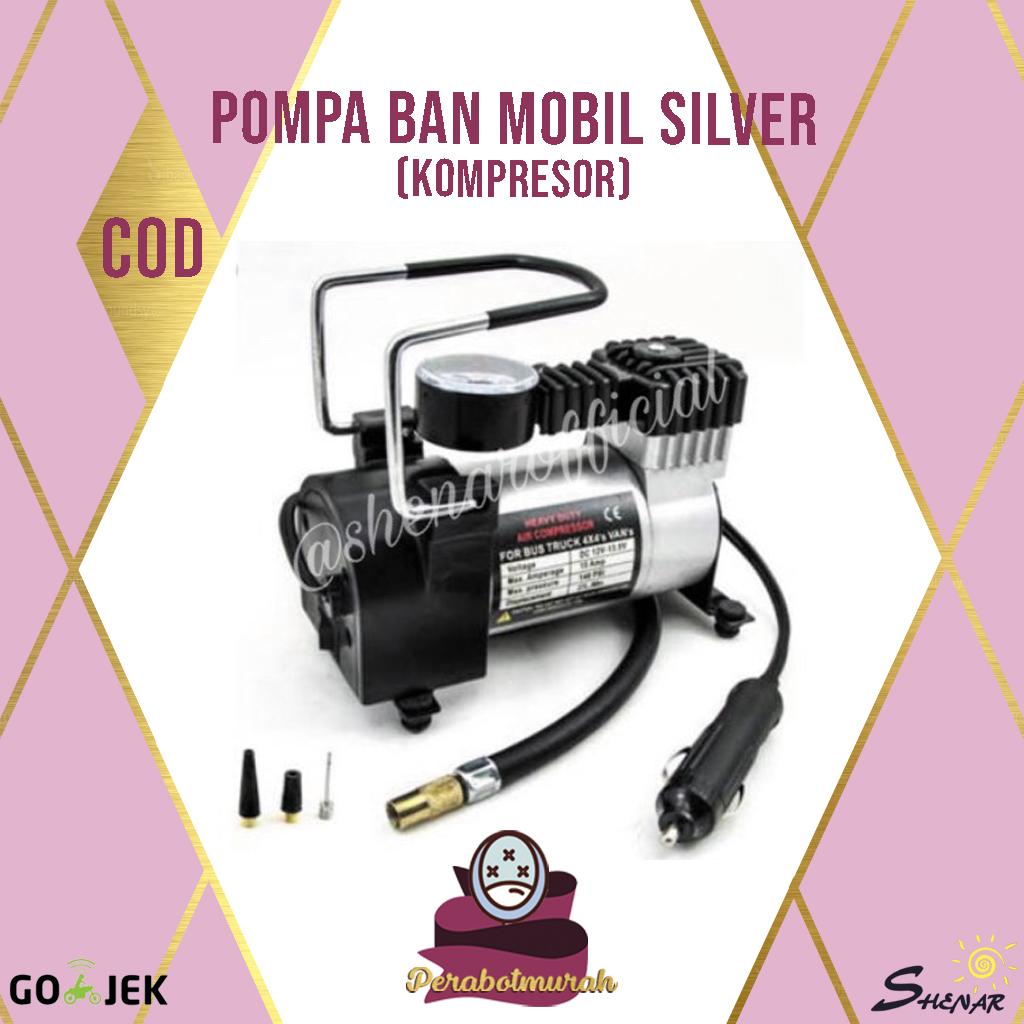 Pompa Ban Mobil Truk Motor Elektrik Cek Tekanan Angin Digital pompa ...