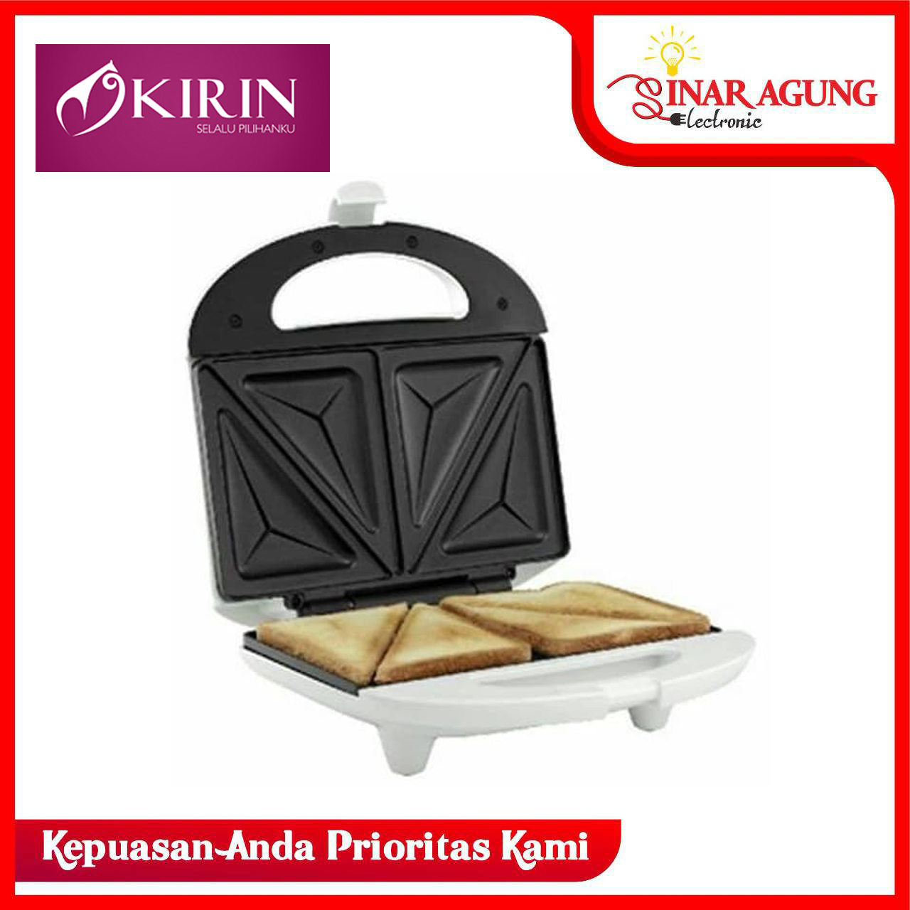 KIRIN KST 365 T Toaster Pemanggang Roti Bentuk Segitiga GARANSI RESMI ...