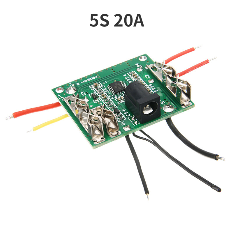 5S 18V 21V 20A Li-Ion Lithium Pack Circuit BMS Module สำหรับเครื่องมือ ...