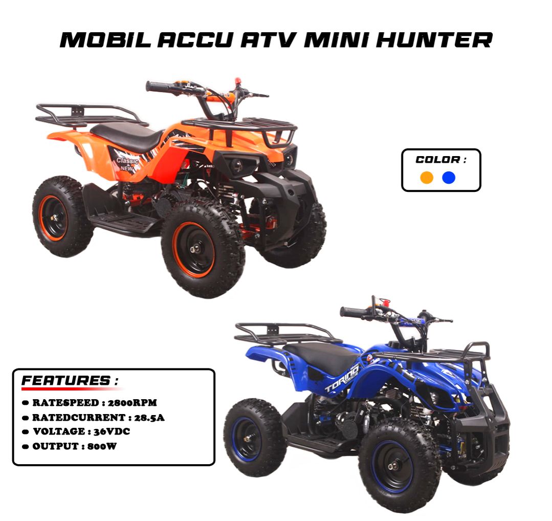 Mobil Accu Aki Anak ATV Mini Hunter | Lazada Indonesia