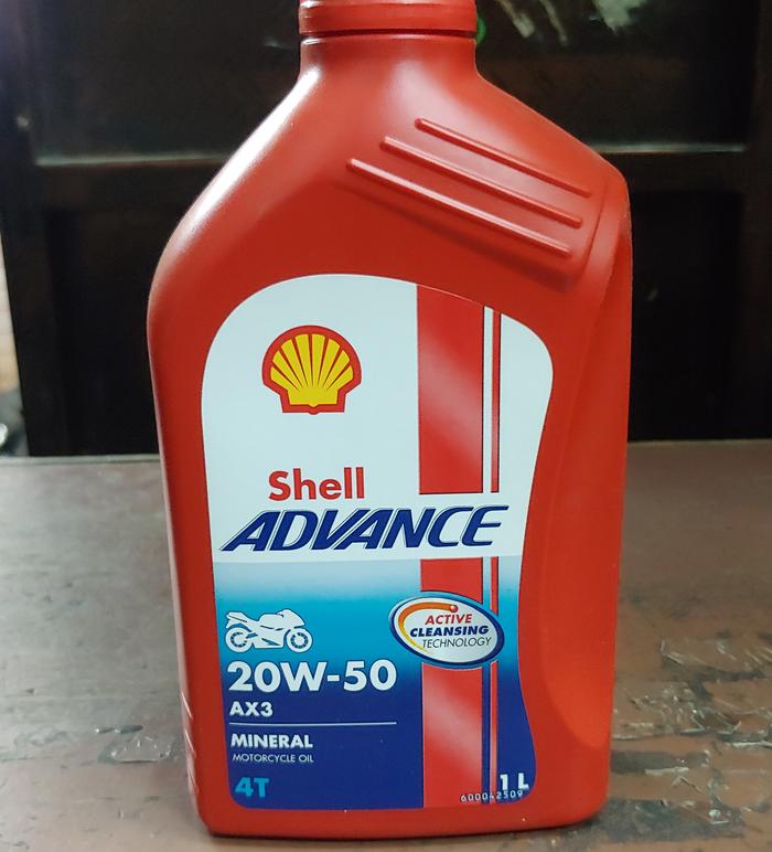 Oli Shell Advance Ax3 20W 50 1 Liter | Lazada Indonesia