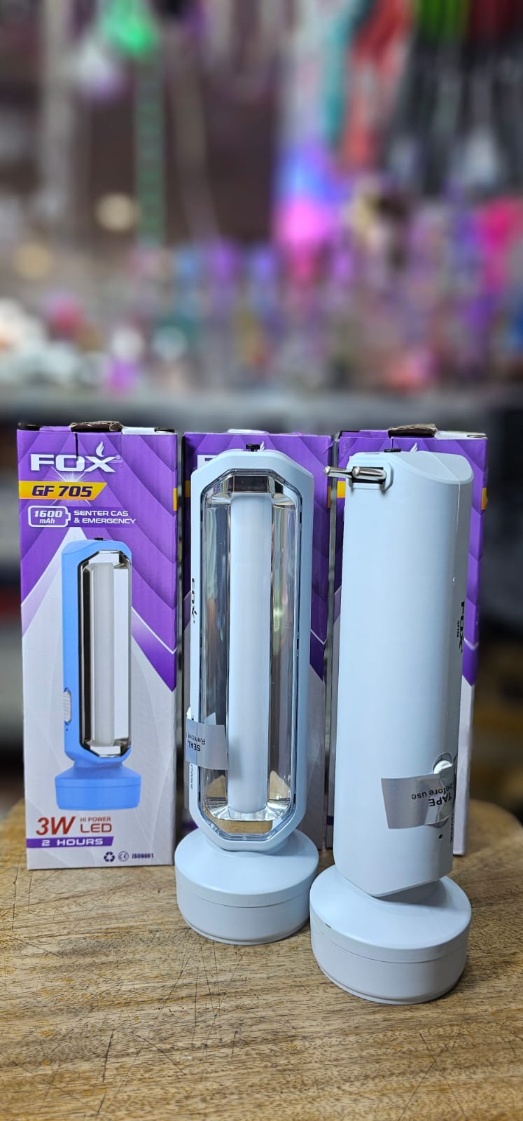 SENTER FOX GF 705 Lampu Charge Neon Isi Ulang Darurat | Lazada Indonesia