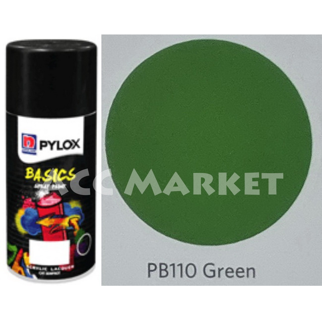 Pylox Basics Pilox Pilok Cat Motor Hijau Green 110 | Lazada Indonesia