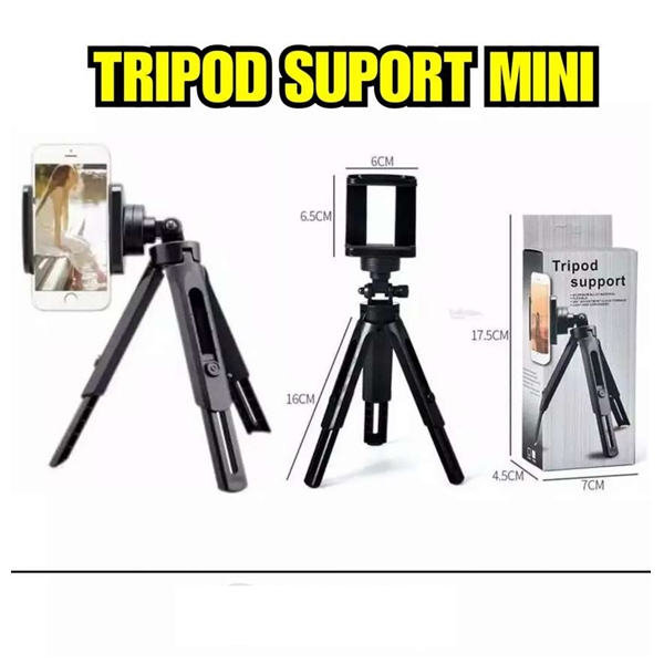 Tripod Support Mini + Holder U Medium for Smartphone Tripot / Murah ...