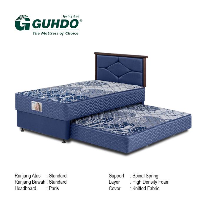 Guhdo Kasur Springbed 2in1 Standard Size 100 x 200 HB Paris Fullset ...