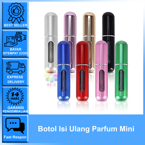 New 5ML Travel Portable Mini Refillable Perfume Atomizer Bottle Scent ...