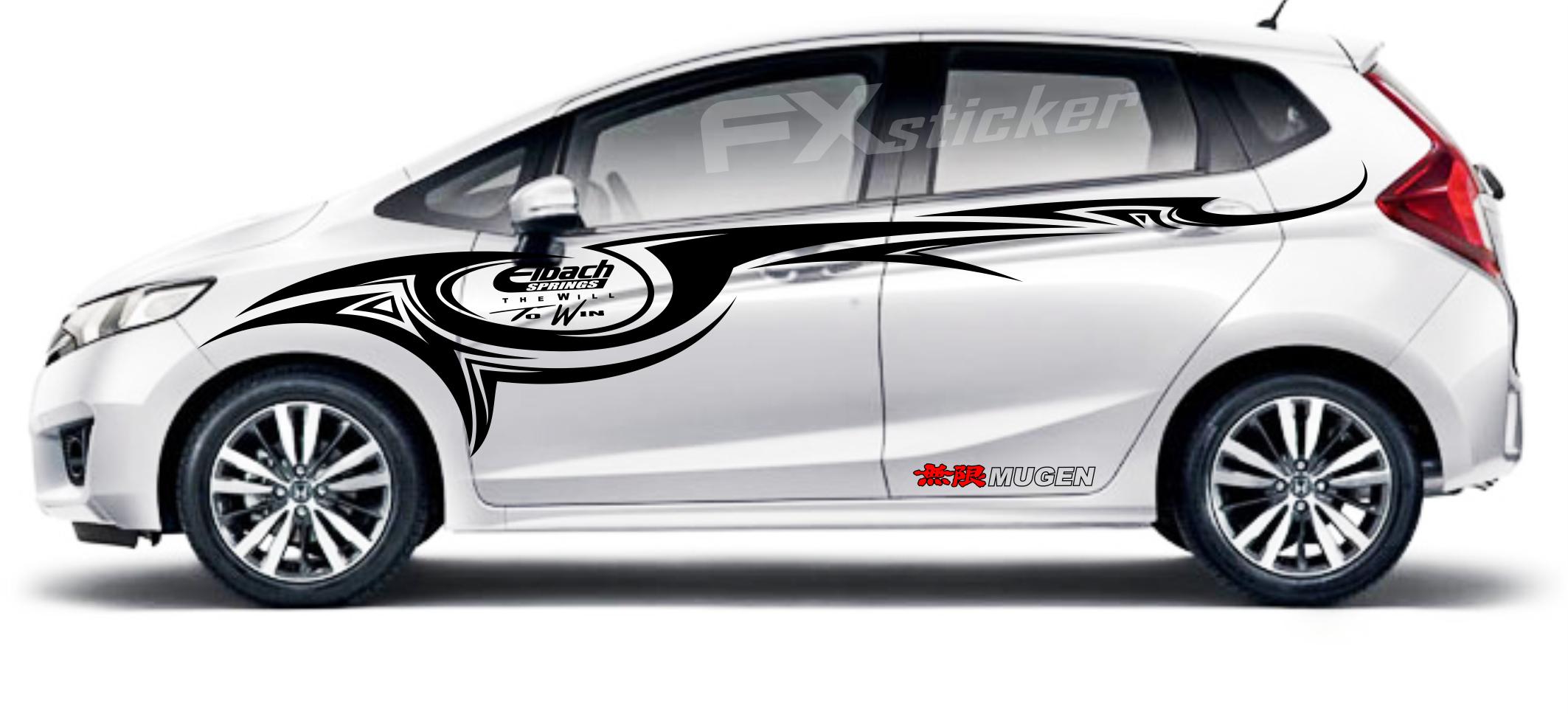 stiker mobil termurah cutting sticker list samping tribal 3 | Lazada ...