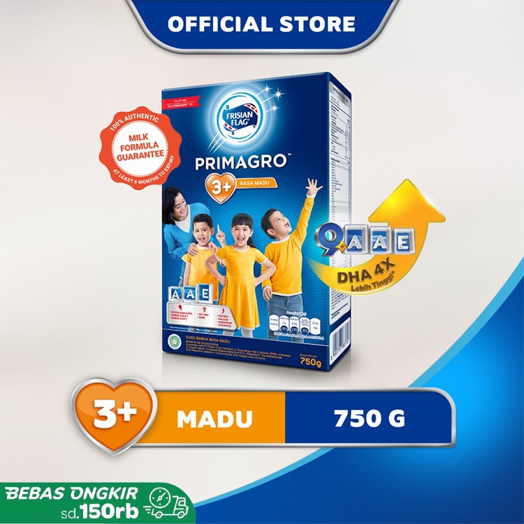 Frisian flag primagro 3+ madu 750gr | Lazada Indonesia