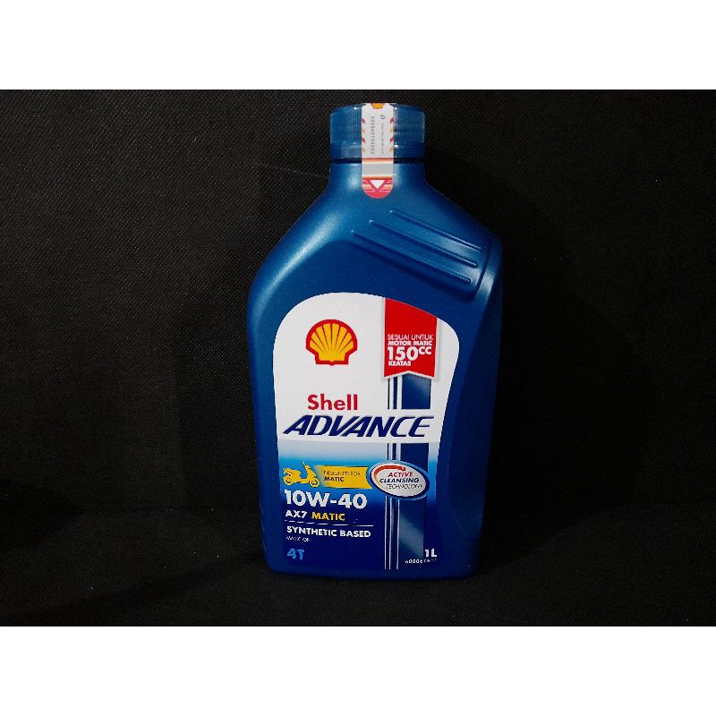 OLI SHELL ADVANCE AX7 MATIC 10W-40 1 LITER ASLI ORIGINAL SHELL | Lazada ...