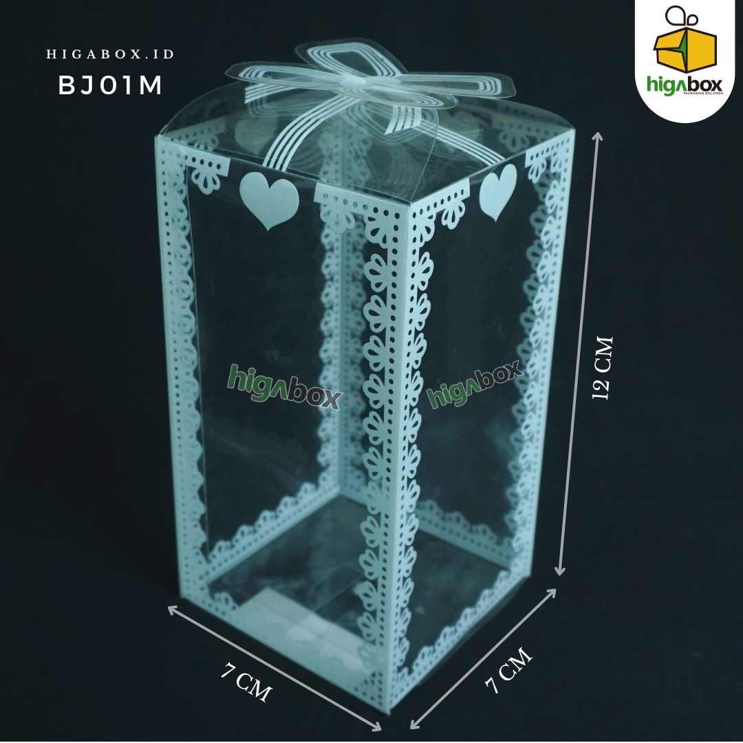 Box Candy Mika Transparan, Kotak Permen & Coklat Pita Transparan ...