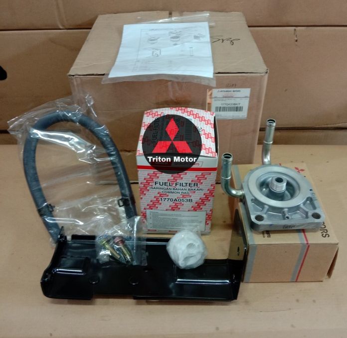 Double Fuel Filter Solar Mitsubishi All New Pajero Sport New Triton ...