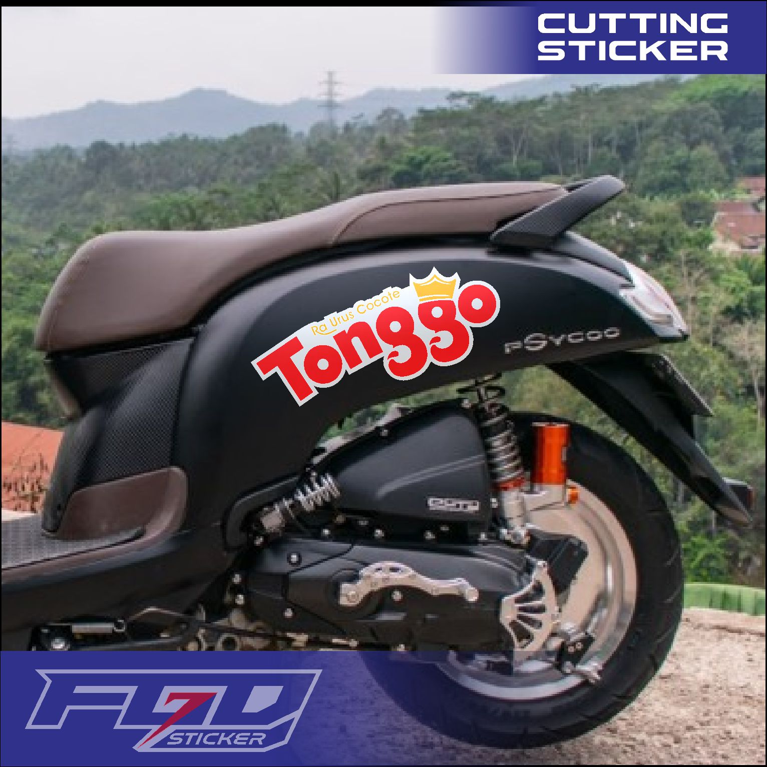 Cutting Sticker ra urus cocote tonggo stiker cutting plesetan parodi ...