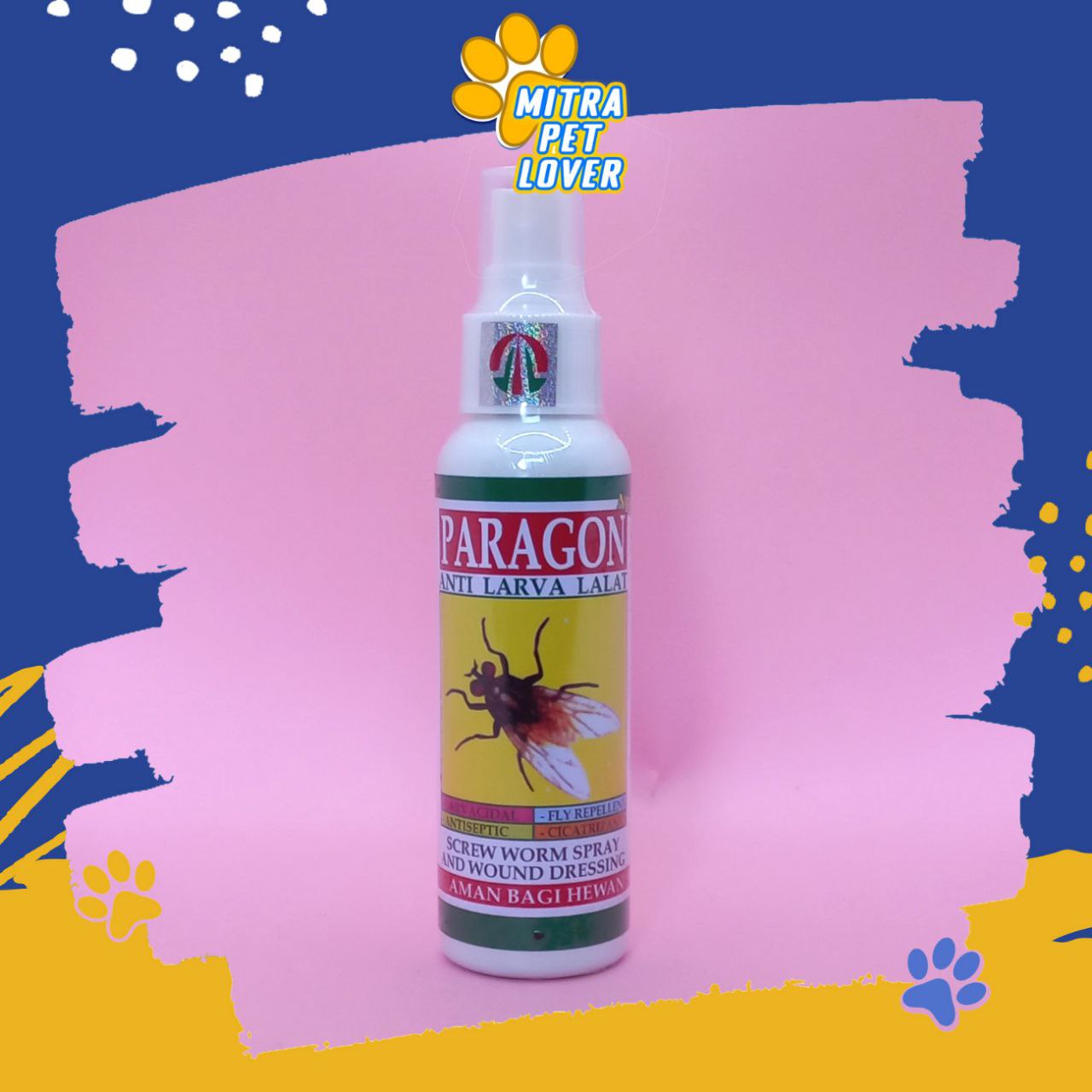 OBAT ANTI LALAT KUCING ANJING - PARAGON SPRAY 120 ML - SPRAY SEMPROT ...