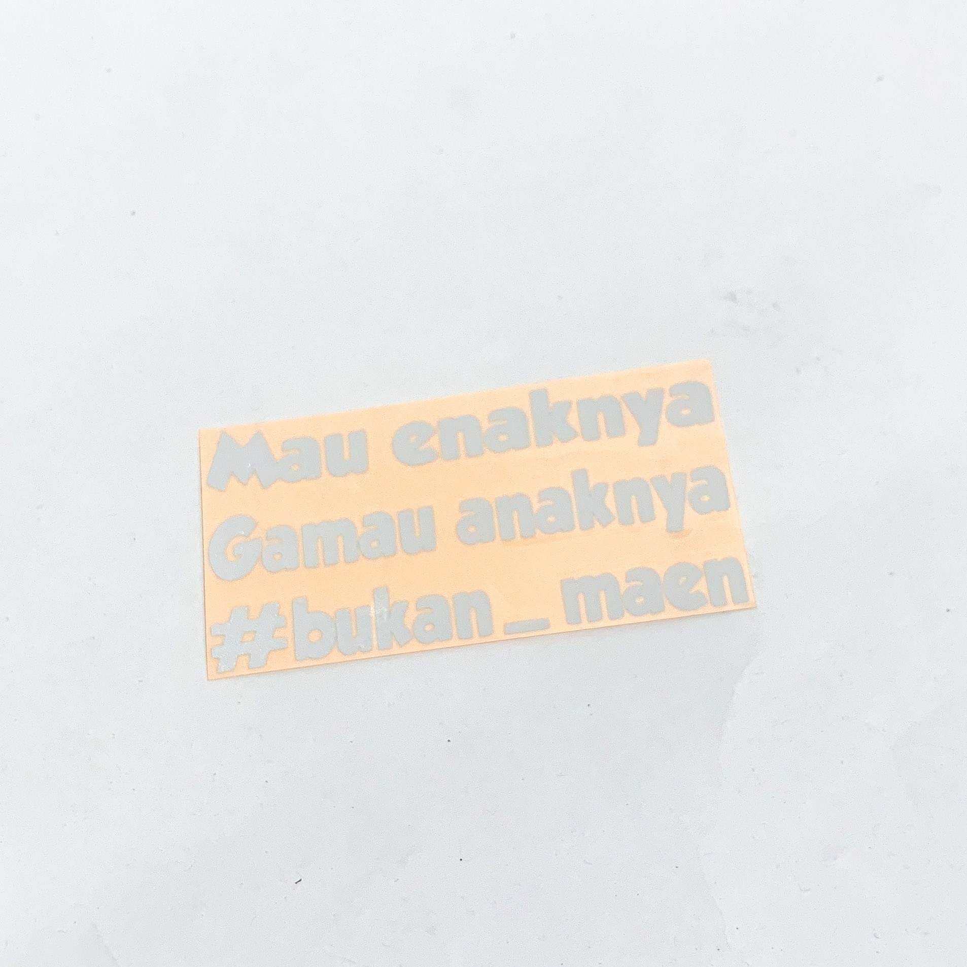 Sticker Cutting Mau Enaknya Gak Mau Anaknya | Lazada Indonesia