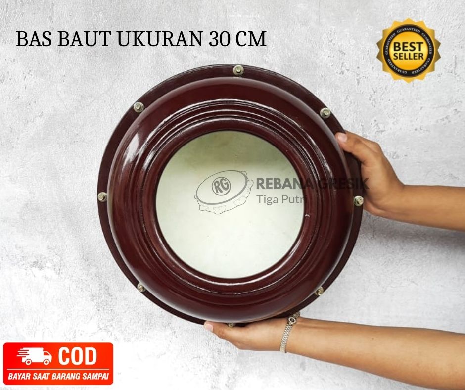 bas hadroh rebana kulit bas banjari ukuran 35 bass rebana murah bass ...