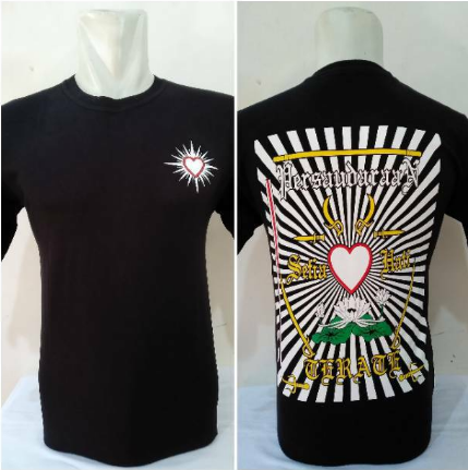 KAOS PSHT MURAH FULL SABLON PLASTISOL ATRIBUT PSHT ATASAN PRIA WANITA ...