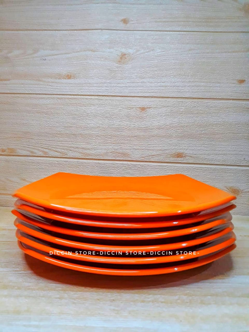 6 PCS(SETENGAH LUSIN) PIRING SAJI KOTAK TEPLEK BESAR 10INCH PIRING SAJI ...