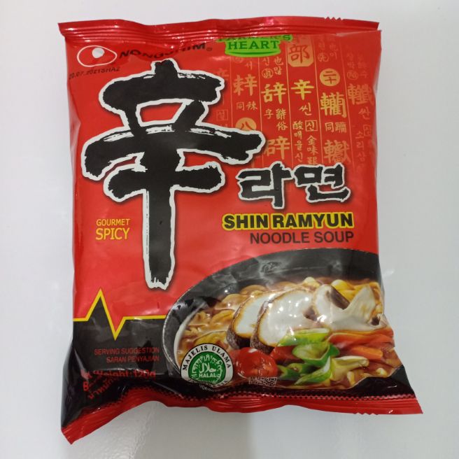 Shin Ram Yun Spicy Nongshim Mie Instant 120 gram | Lazada Indonesia