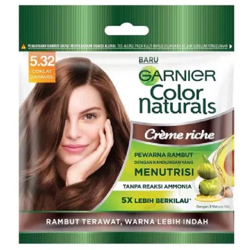 arnier Color Naturals Coklat Caramel Sachet | Pewarna Rambut | Cat ...