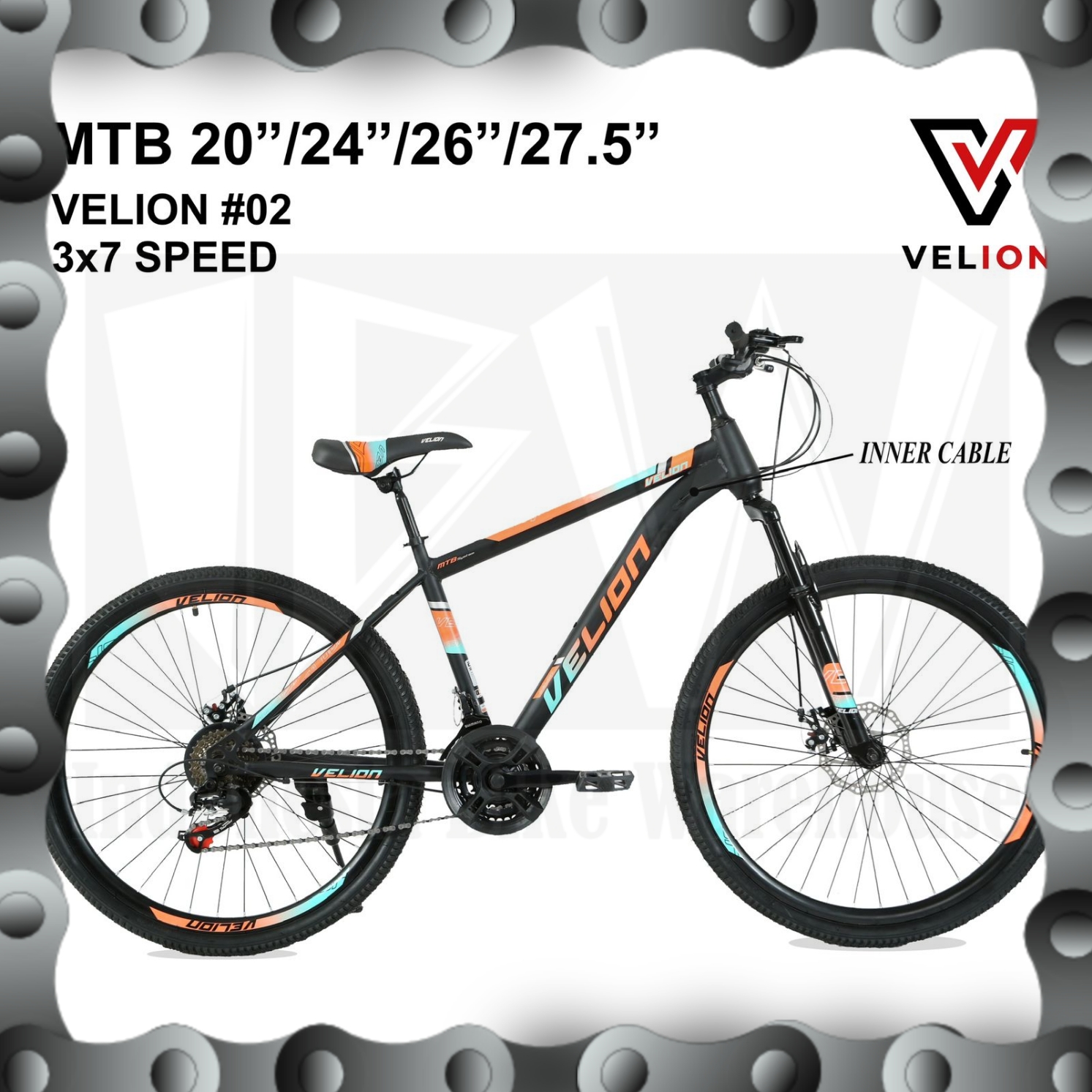 IBW - Sepeda Gunung MTB VELION Uk 20" | Lazada Indonesia
