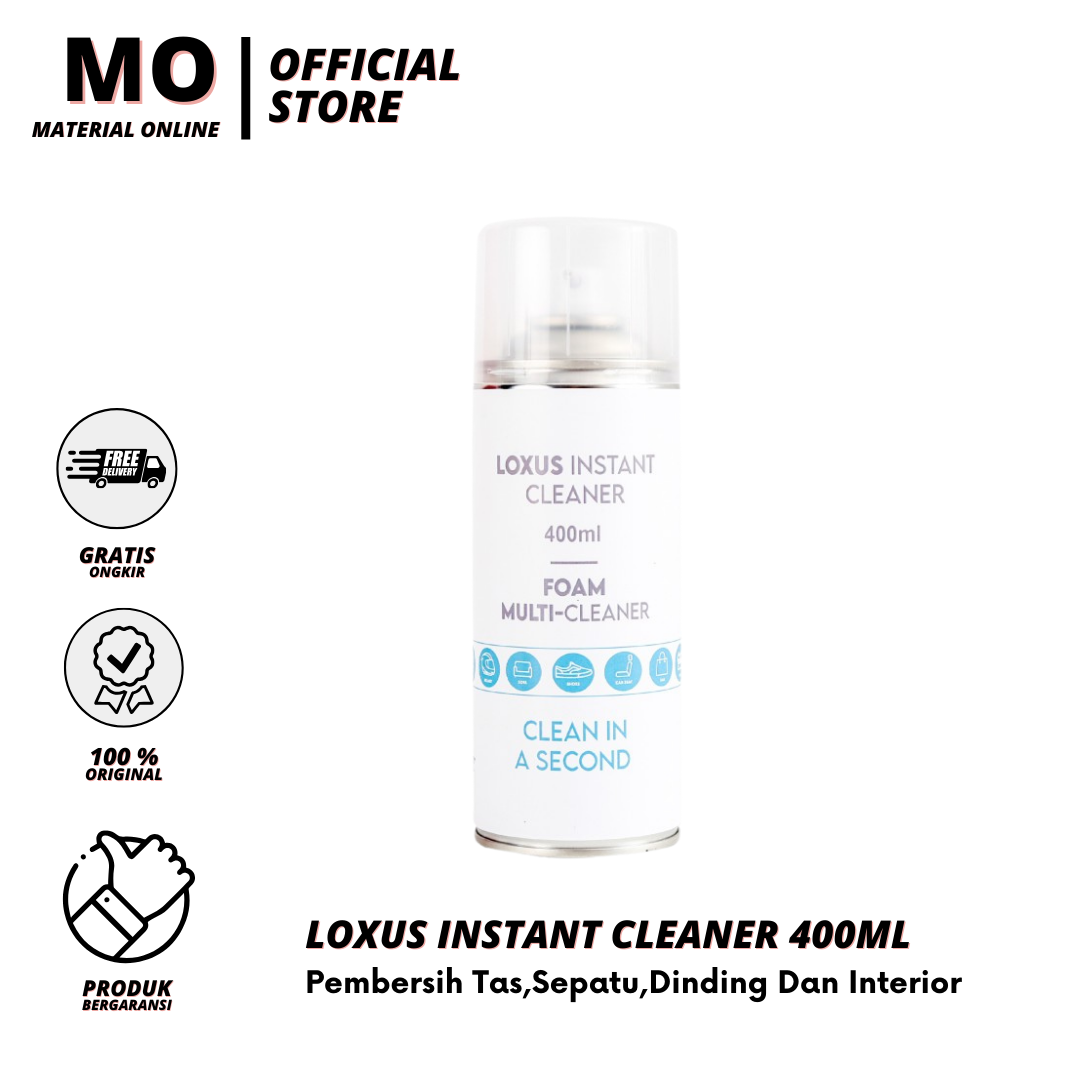 Loxus Instant Cleaner Pembersih Tas Sepatu Dinding Dan Interior Dapat ...