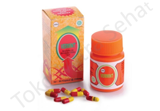 VERMINT ISI 30 KAPSUL EKSTRAK CACING TANAH OBAT MEREDAKAN DEMAM GEJALA ...