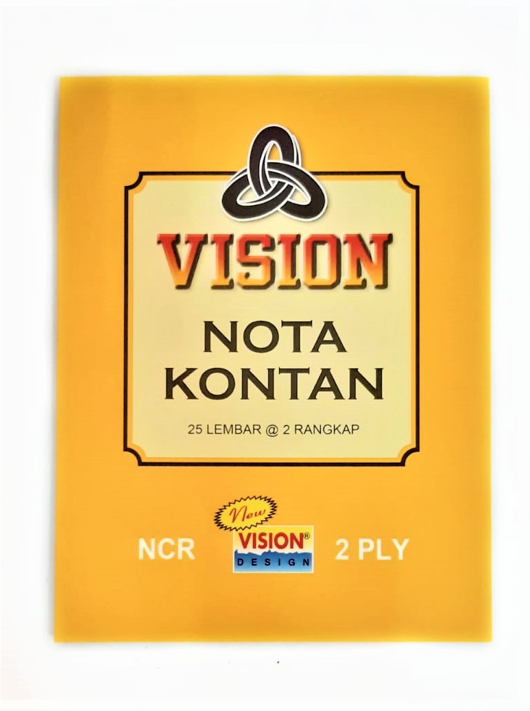 NOTA KONTAN 2 PLY BESAR CARBONLESS NCR TANPA KARBON 2 RANGKAP | Lazada ...