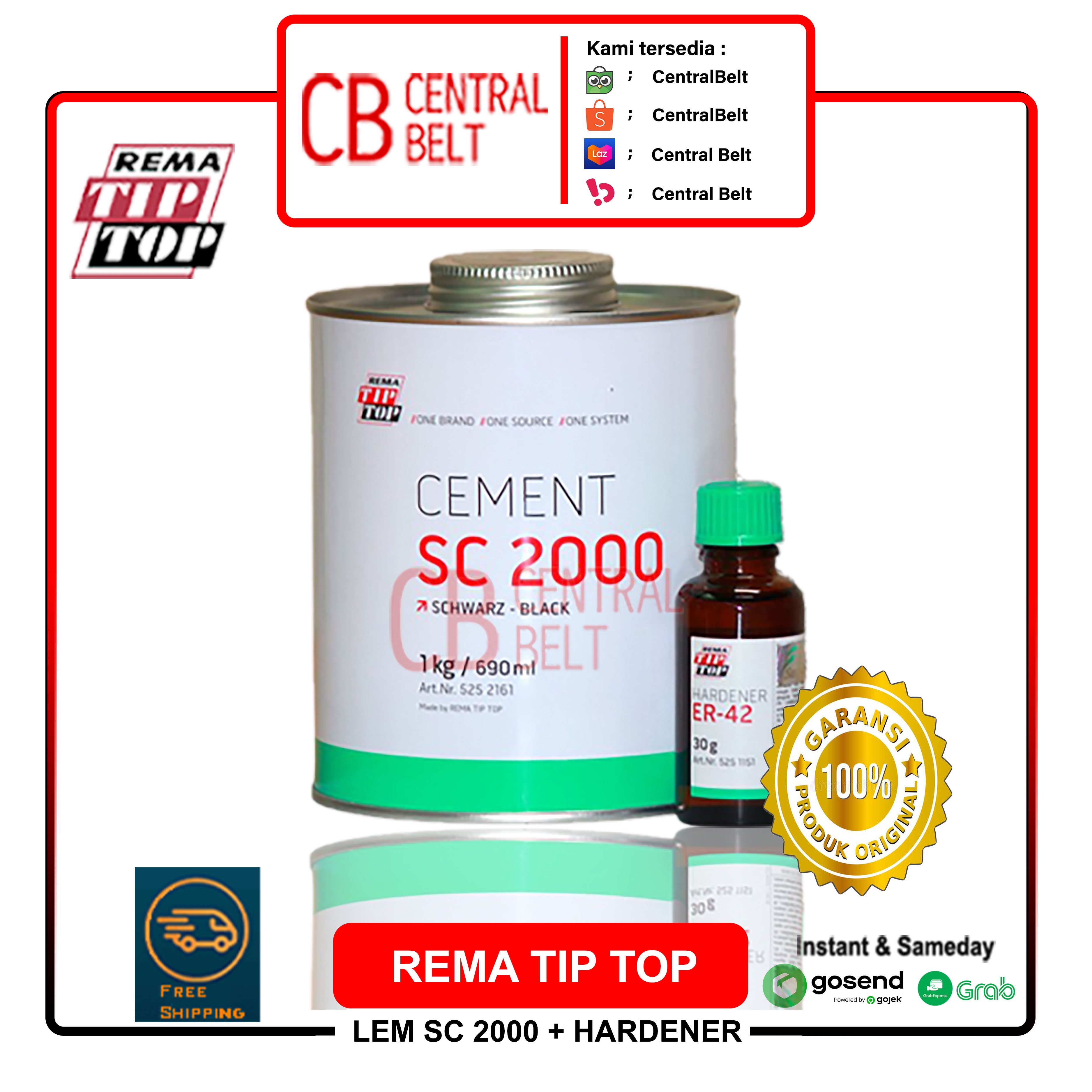 Rema Tip Top Lem SC 2000 + Hardener ER42 - Lem Conveyor - Rema Tip Top ...