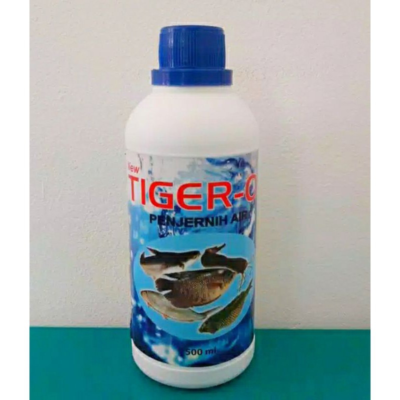 TIGER O2 OBAT PENJERNIH AIR KOLAM TAMBAK IKAN UDANG 500ml | Lazada ...