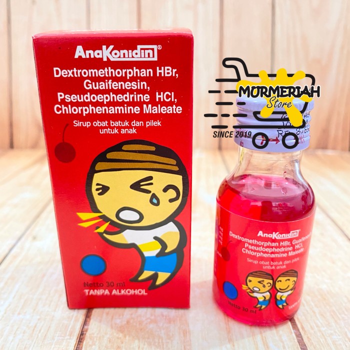 ANAKONIDIN MERAH Sirup 30 ml-Obat Batuk & Pilek Anak | Lazada Indonesia