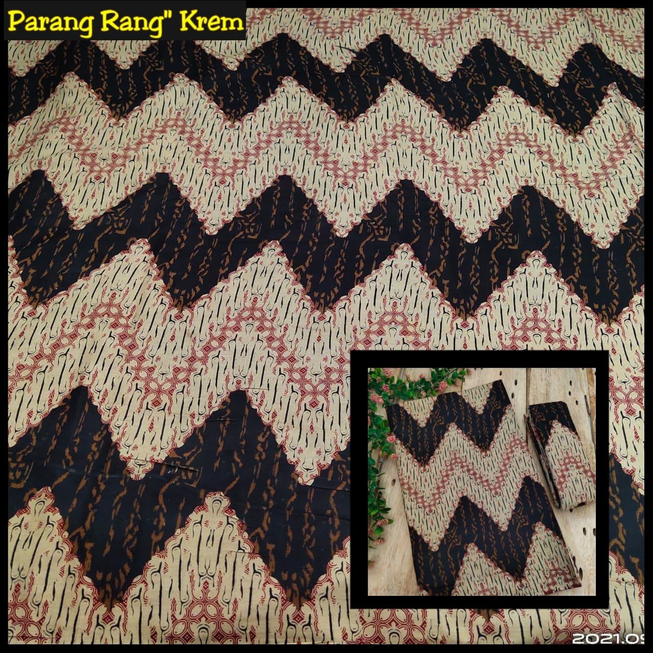 kain batik printing batik motif rang rang batik motif zigzag bahan ...