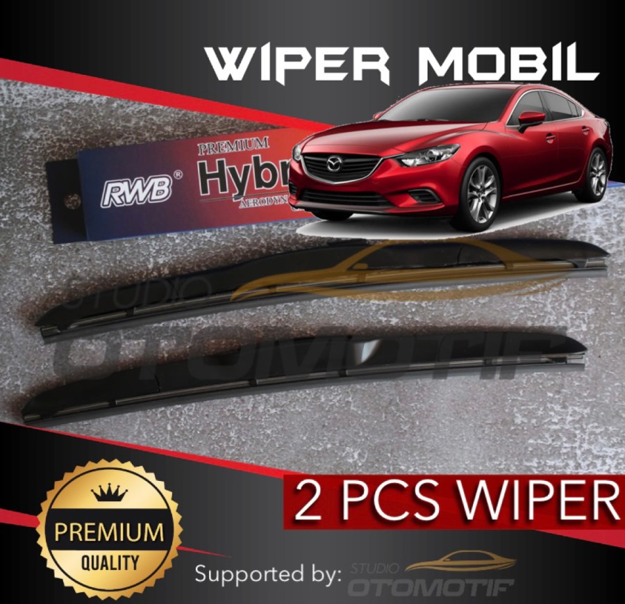 WIPER MAZDA 6 RWB HYBRID GRAPHITE / WIPER MAZDA 6 MAZDA6 2 PCS | Lazada ...