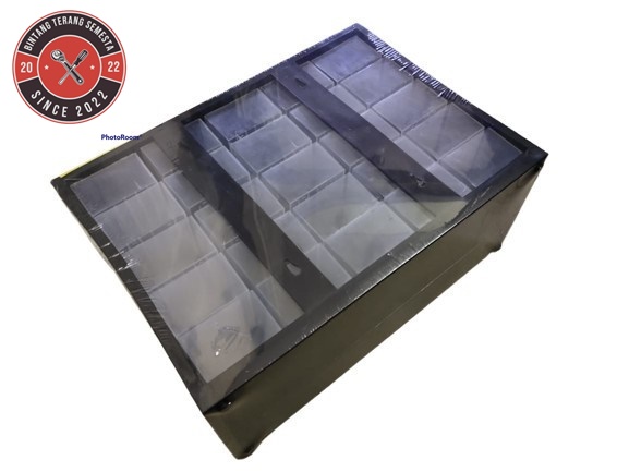 KENMASTER Rak Baut Skrup 25 Susun Slot Laci Drawers Parts Organizer BTS ...
