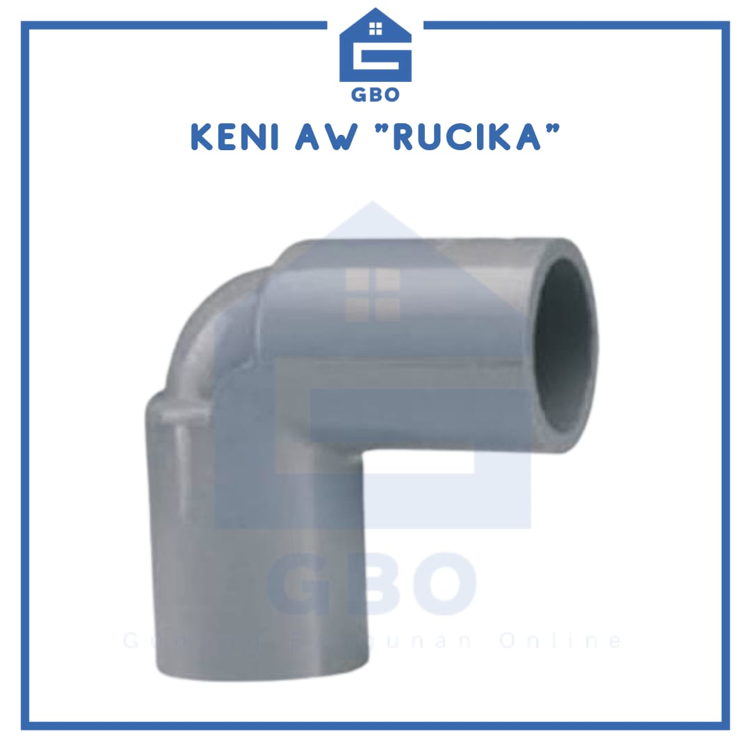 RUCIKA - ELBOW (AW) 1/2" / KENI / KNEE / BELOKAN PIPA | Lazada Indonesia