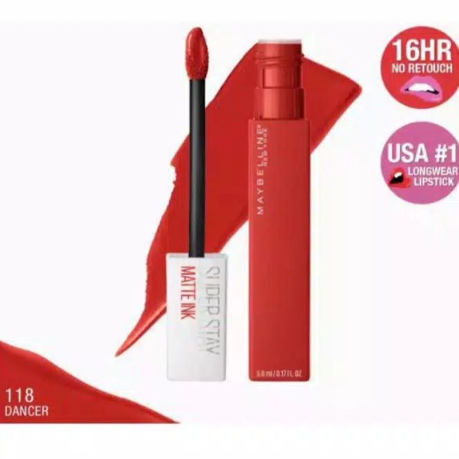 Super Stay Matte Ink Dancer No 118. | Lazada Indonesia