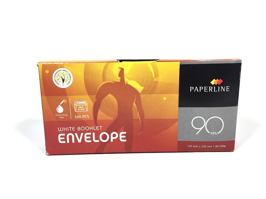 Amplop Paperline 90 PPS- Amplop Putih Polos Panjang Paperline 90 PPS ...