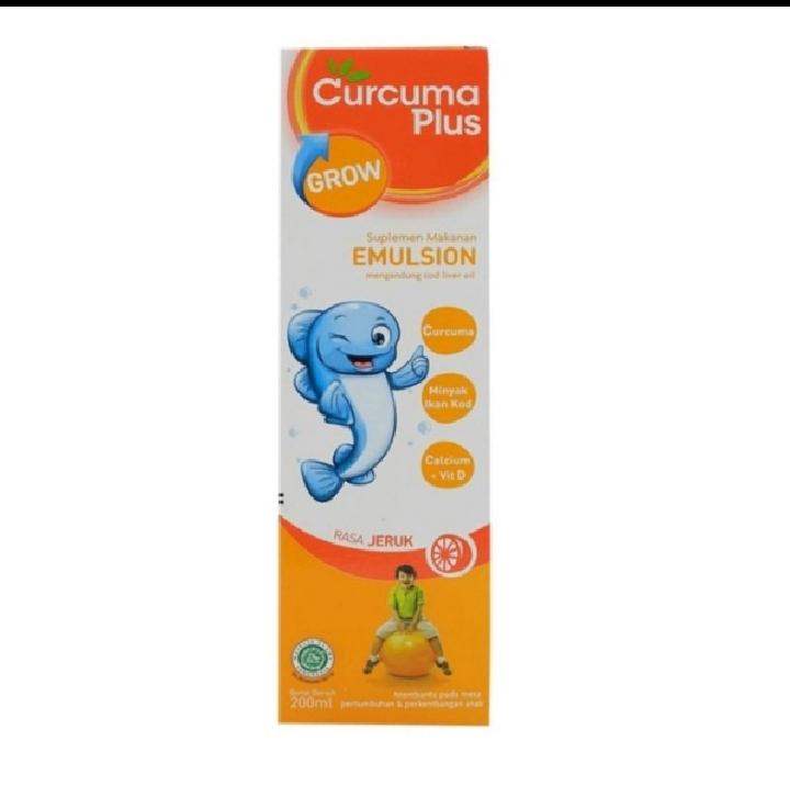 Curcuma Plus Grow Emulsion Syrup - Orange 200ml | Lazada Indonesia