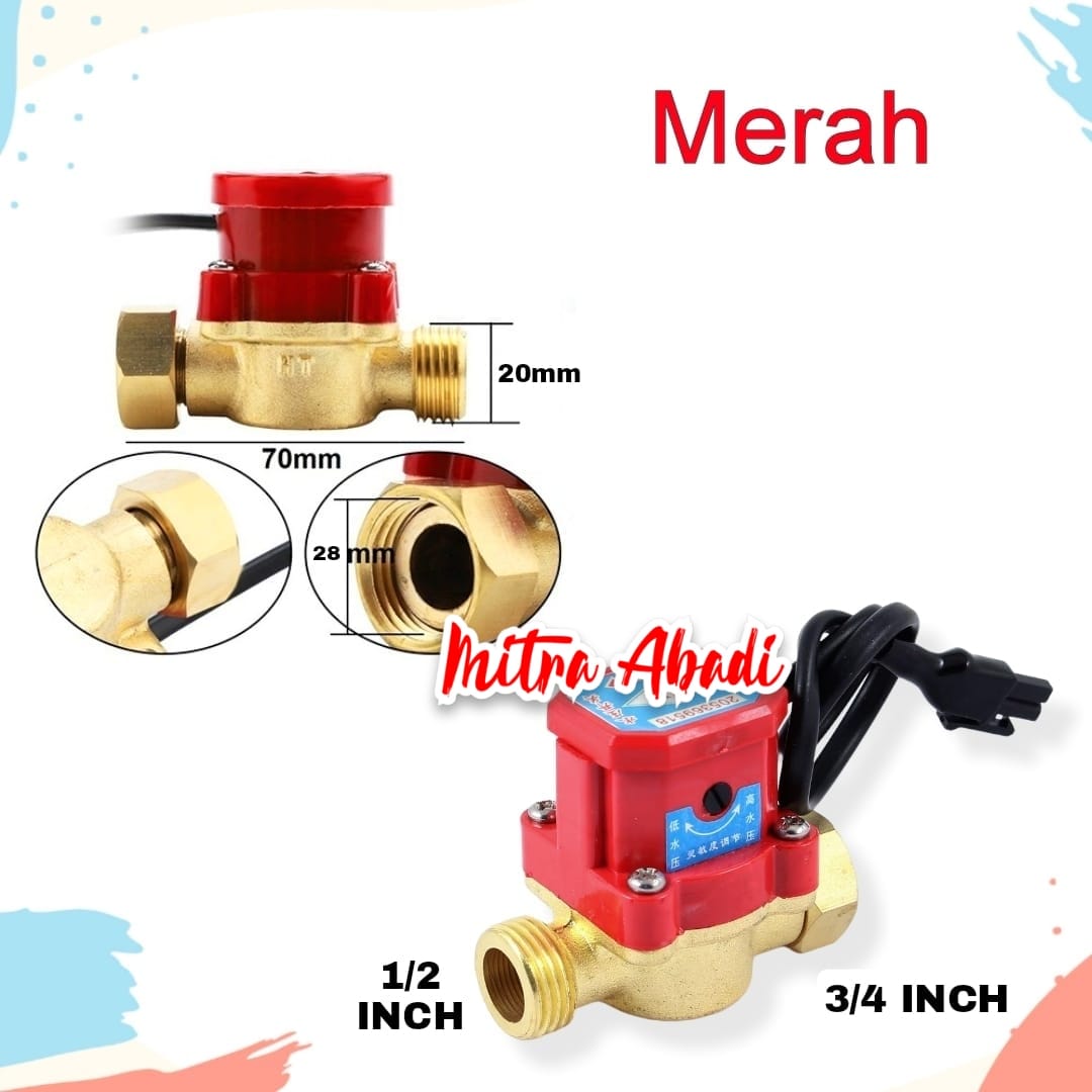 Water Flow Switch Otomatis Booster Pump - Saklar Pompa Pendorong Aliran ...